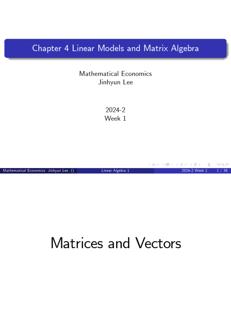 Linear Algebra | PDF