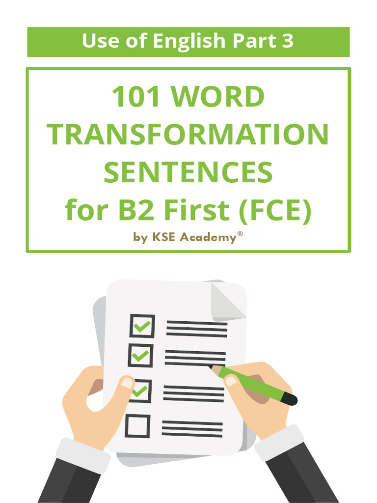 101 Word Transformation Sentences by Kse Academy | PDF