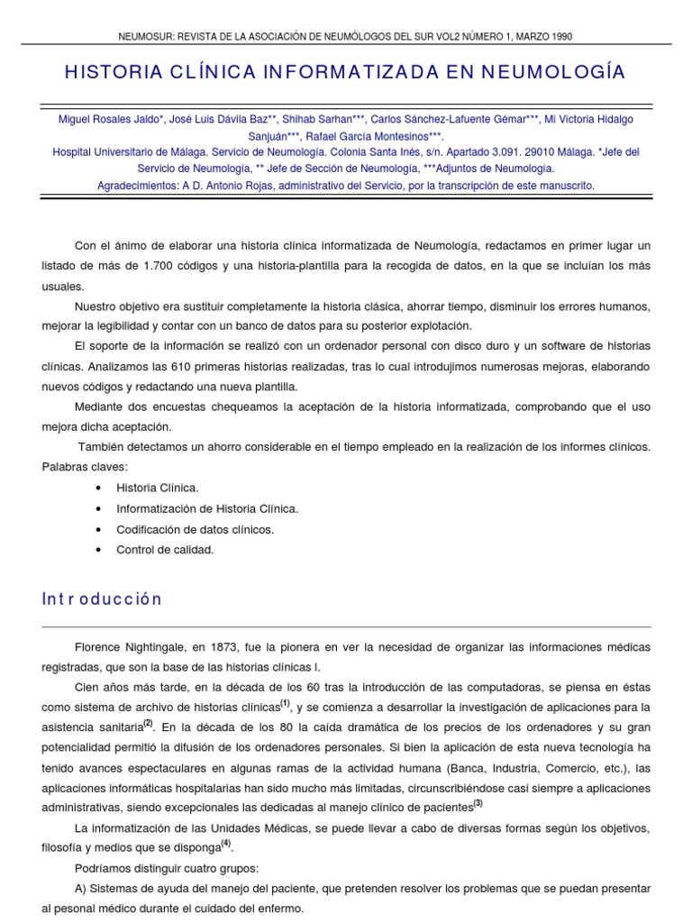 Historia Clinica - 01 | PDF | Historial médico | Examen físico