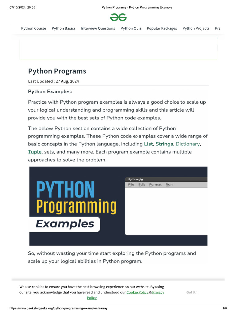 Phython Site | PDF