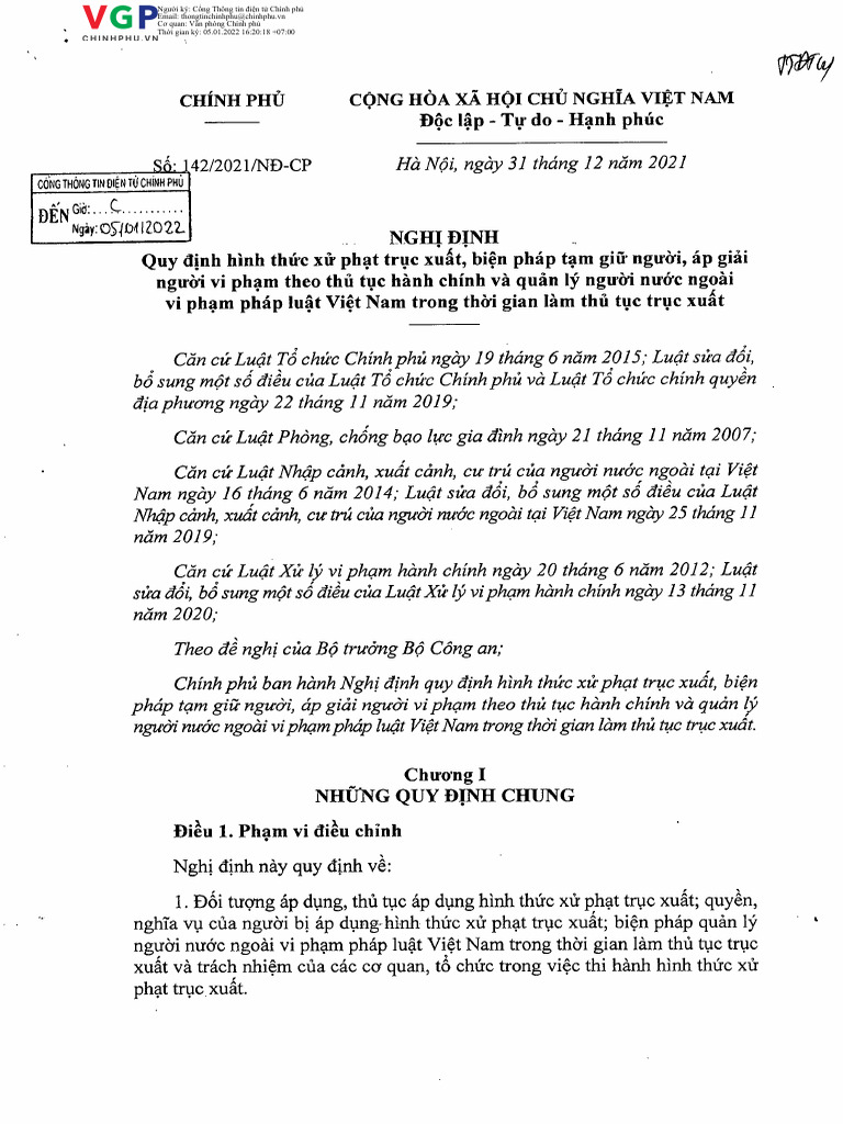 Nghi Dinh 142.2021.NĐ-CP | PDF