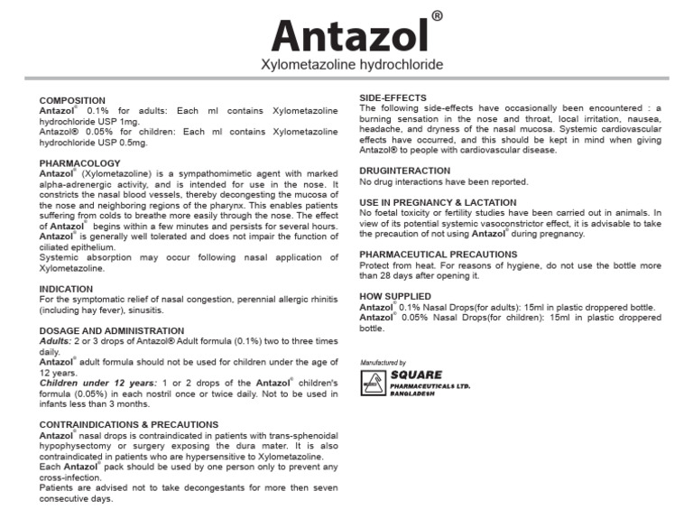 Pdoc Antazol DS | PDF