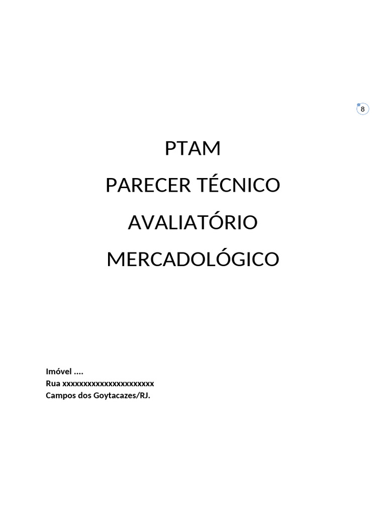 MODELO - PTAM - Método Comparativo | PDF