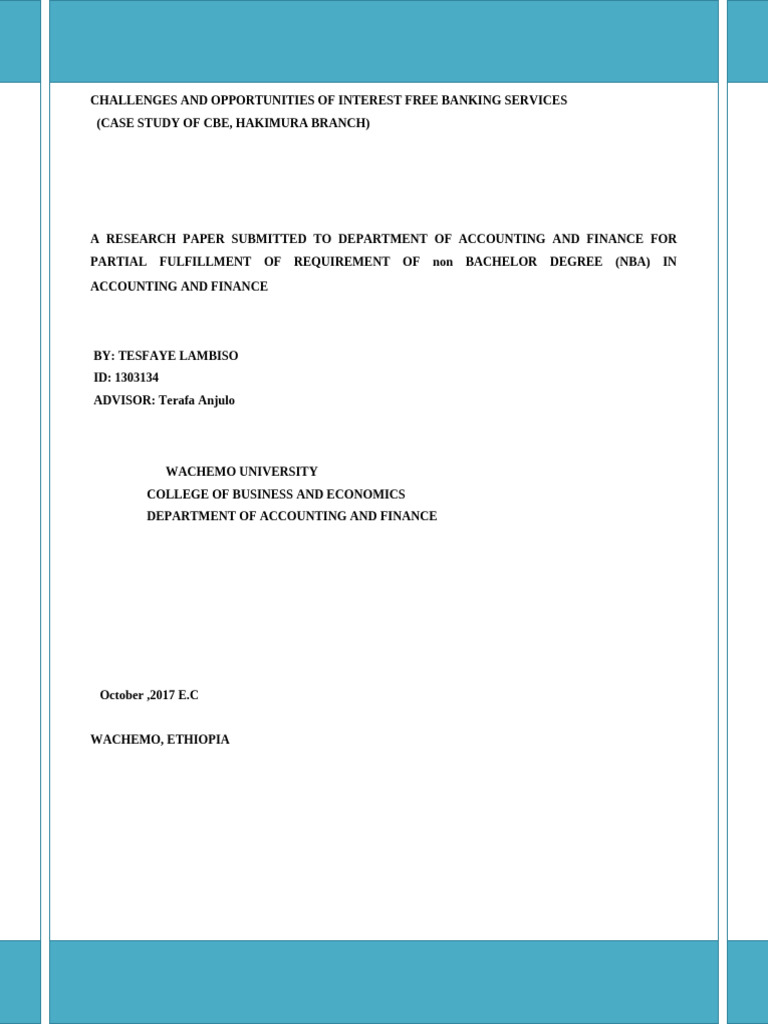 biruk proposal | PDF