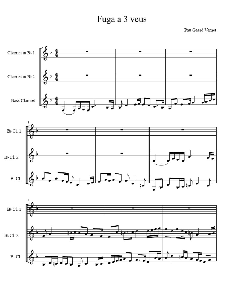 Fuga Contrapunt | PDF