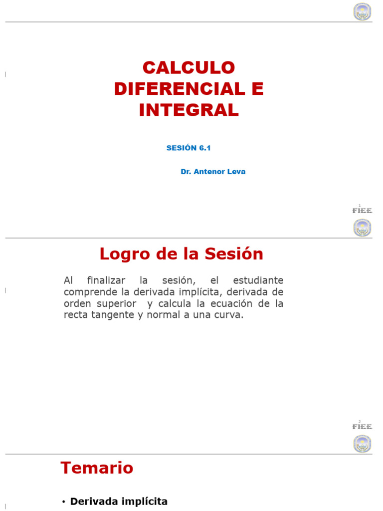 S06.s1-Derivada Implicita | PDF