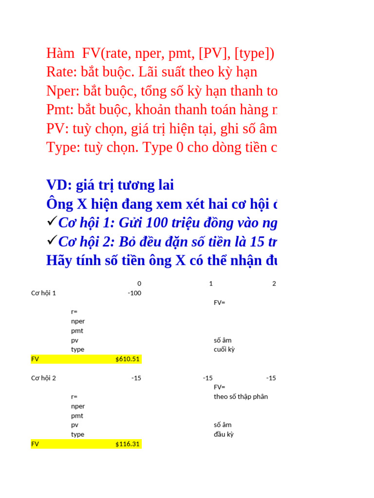 Excel TH C Hành CF1 - Chapter 2 - STU | PDF