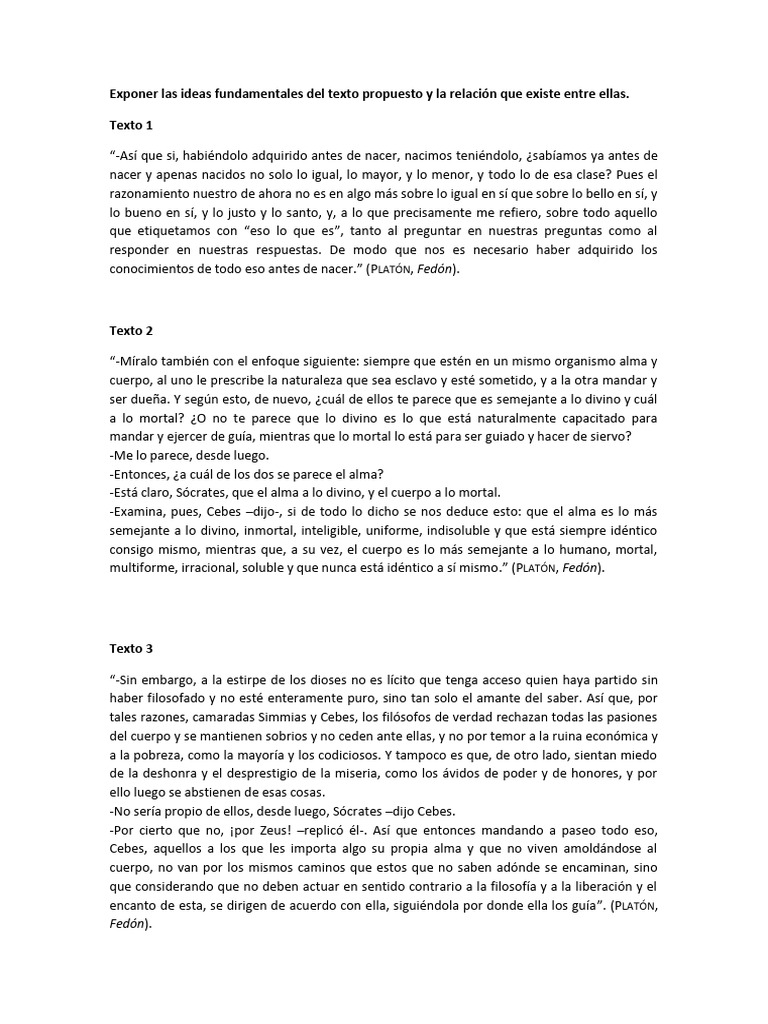Textos de Platon | PDF