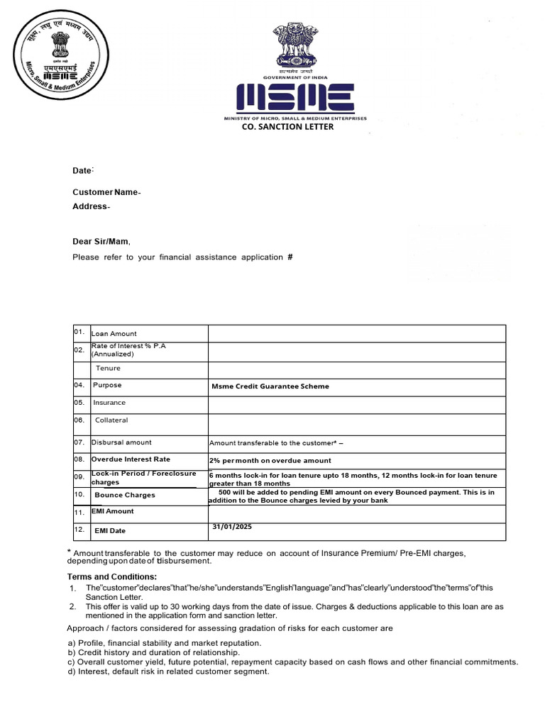 Sanction Letter Wasim Akram | PDF