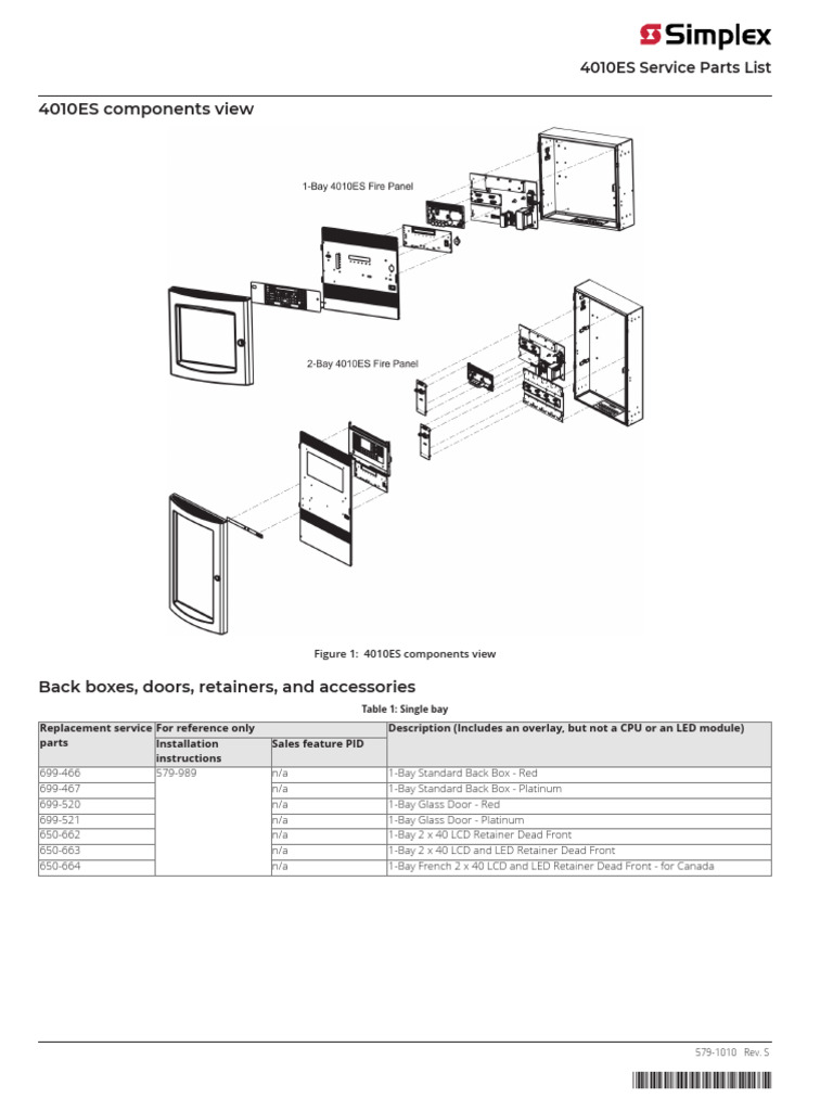 4010 Es Parts | PDF