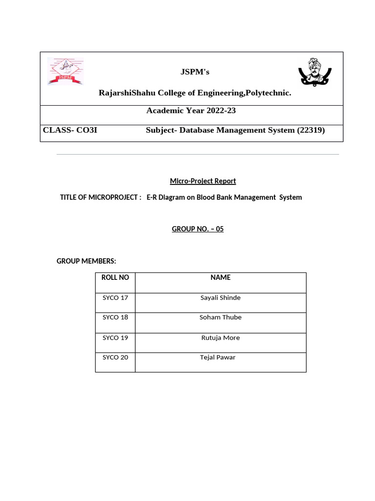 DBMS Microproject | PDF