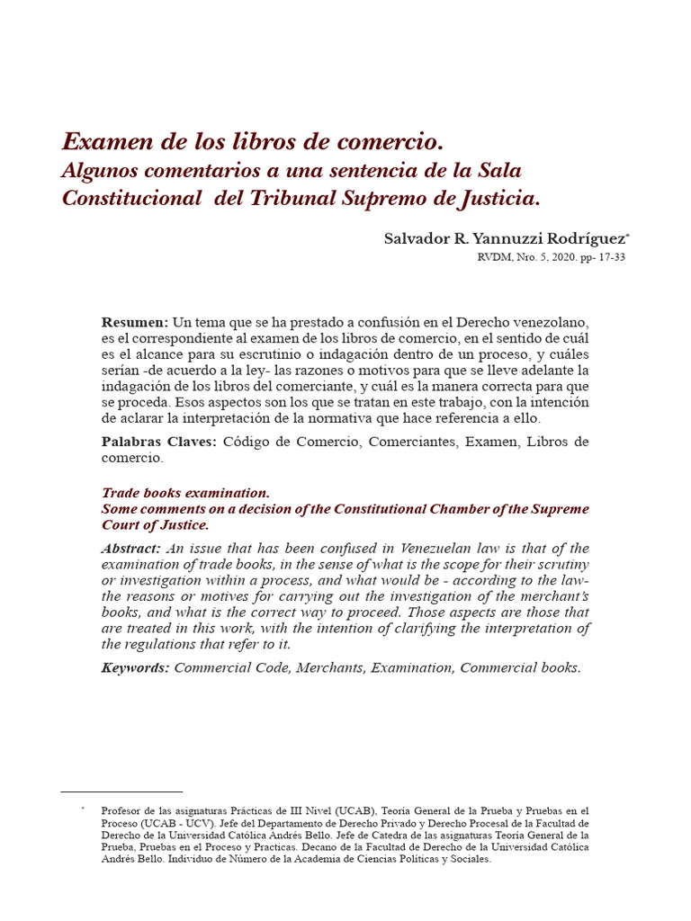 Los Libros de Comercio Tema 8 | PDF