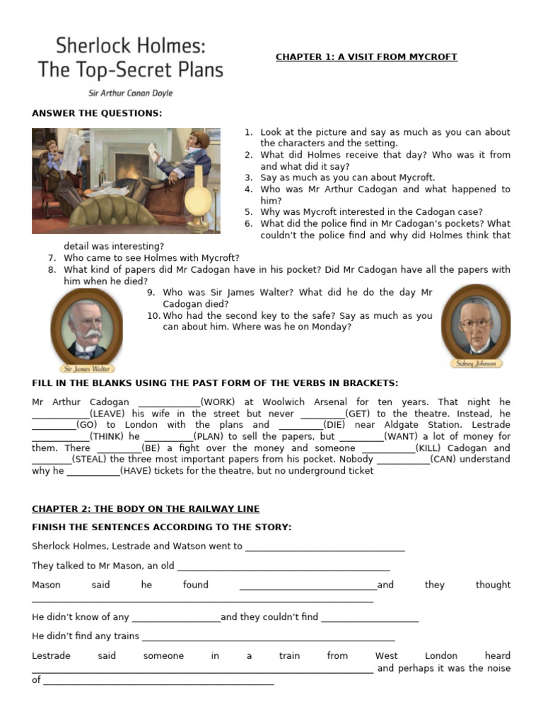 The Top Secret Plans Activities | PDF