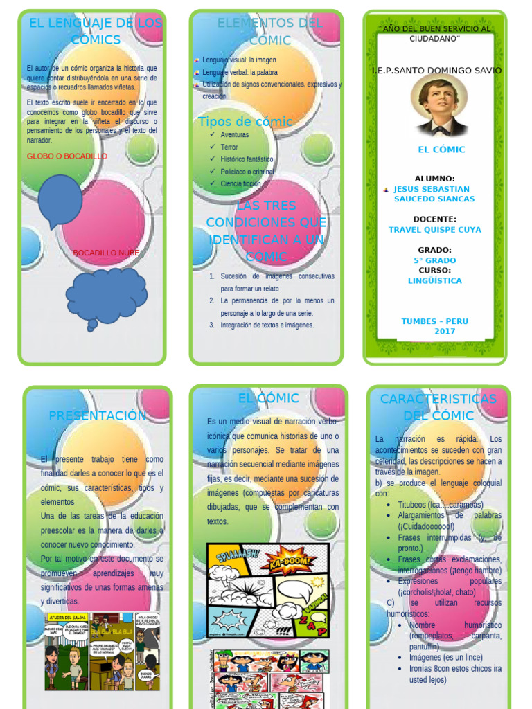Triptico Comic | PDF