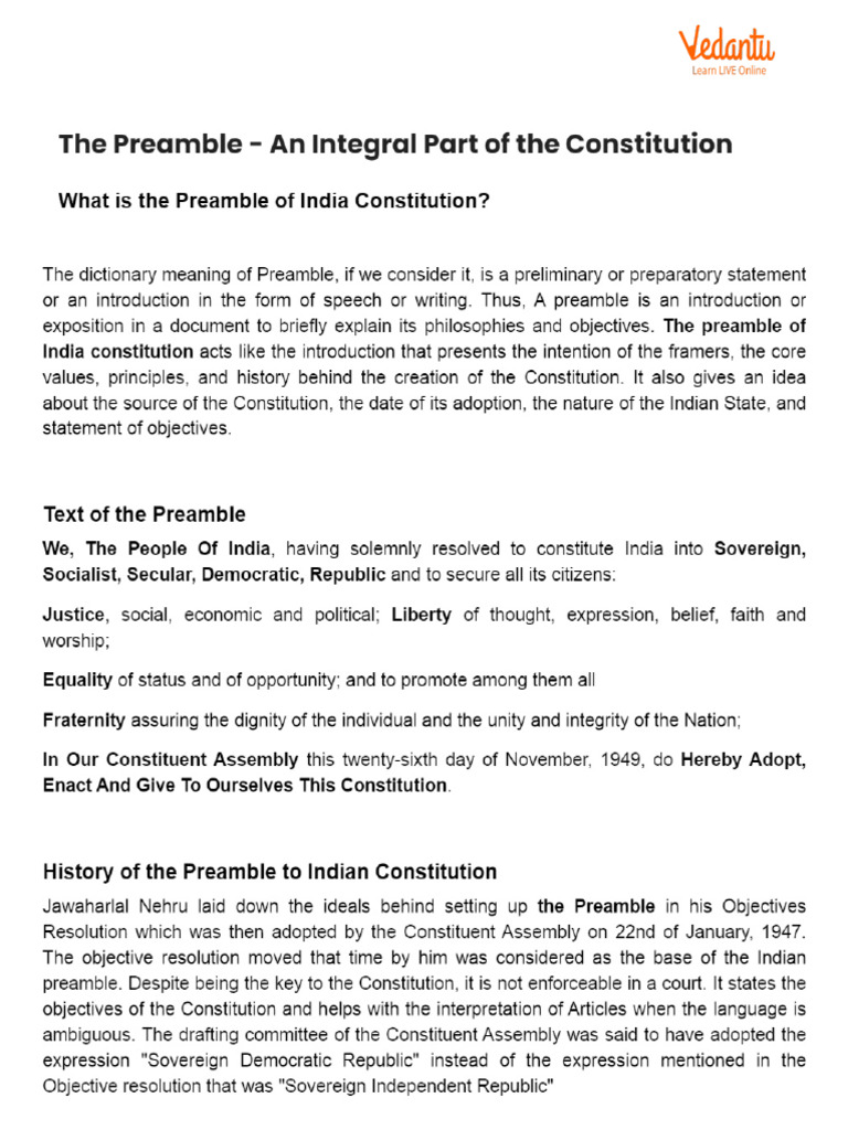 PREAMBLE 1 | PDF
