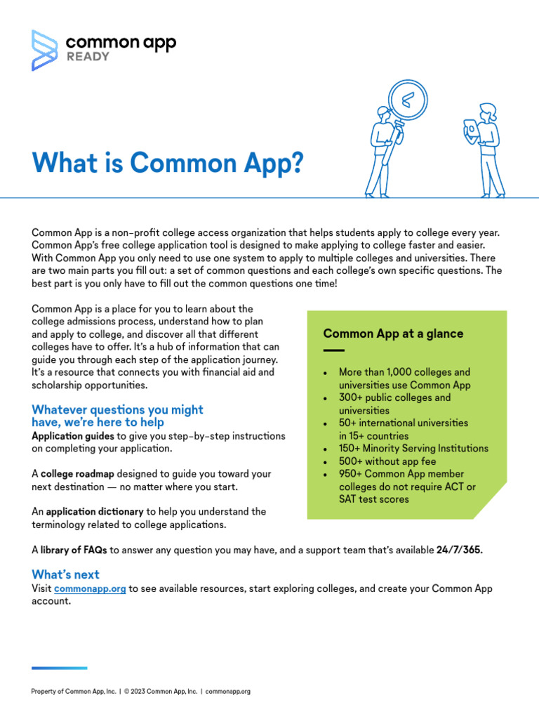 FY Apply College What Is Common App | PDF