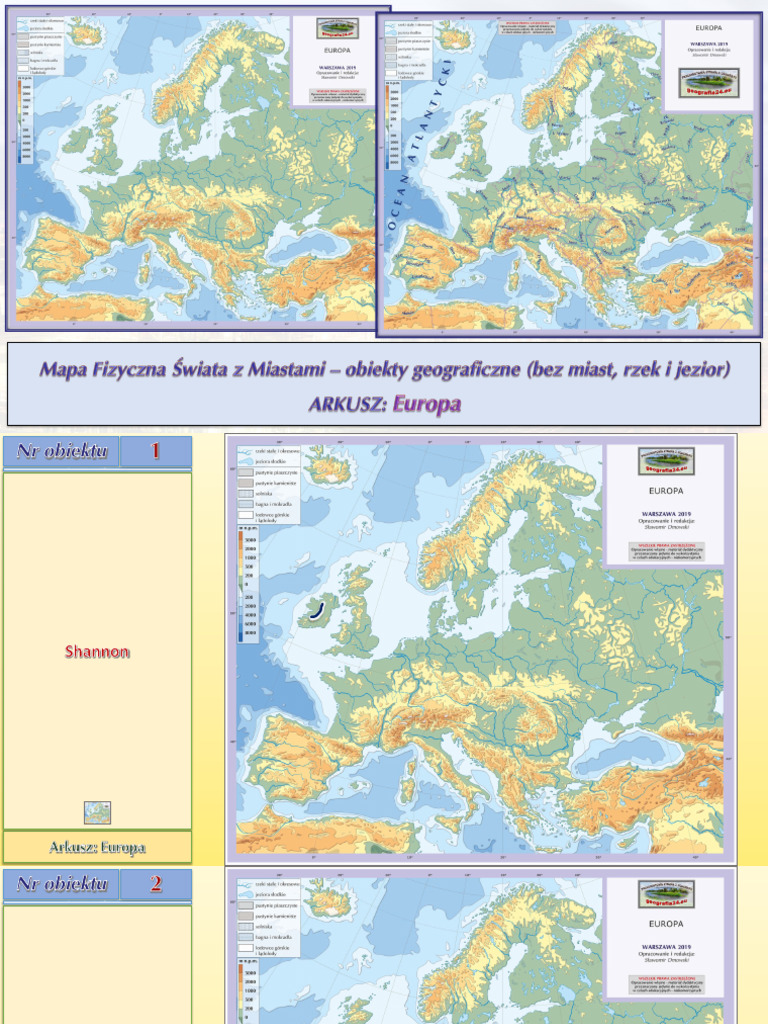 Hydrografia Europa | PDF