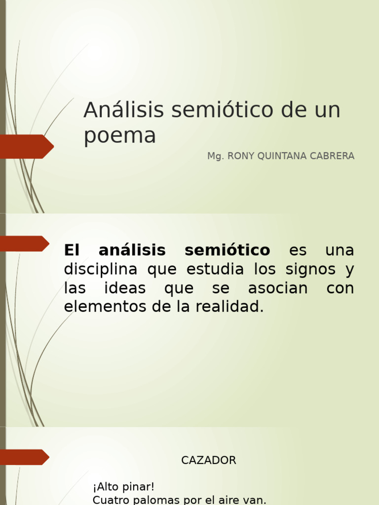 Análisis Semiótico de Poema de Lorca | PDF | Clásicos
