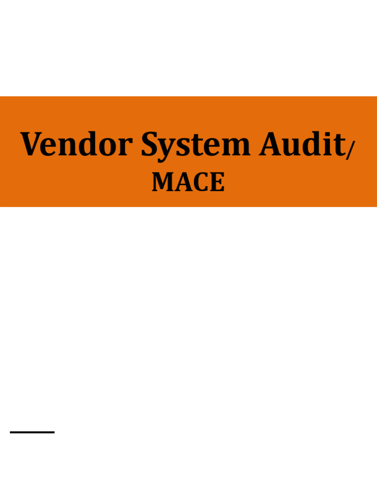 Vsa Mace | PDF