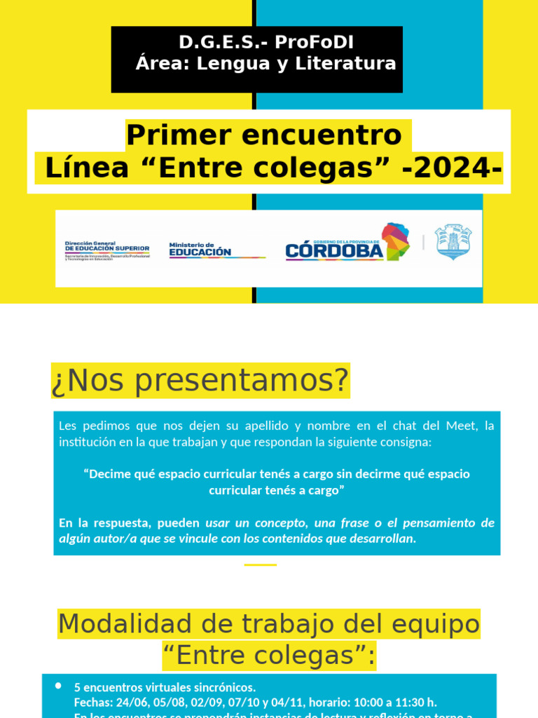 Primer Encuentro 24-06-2024 | PDF