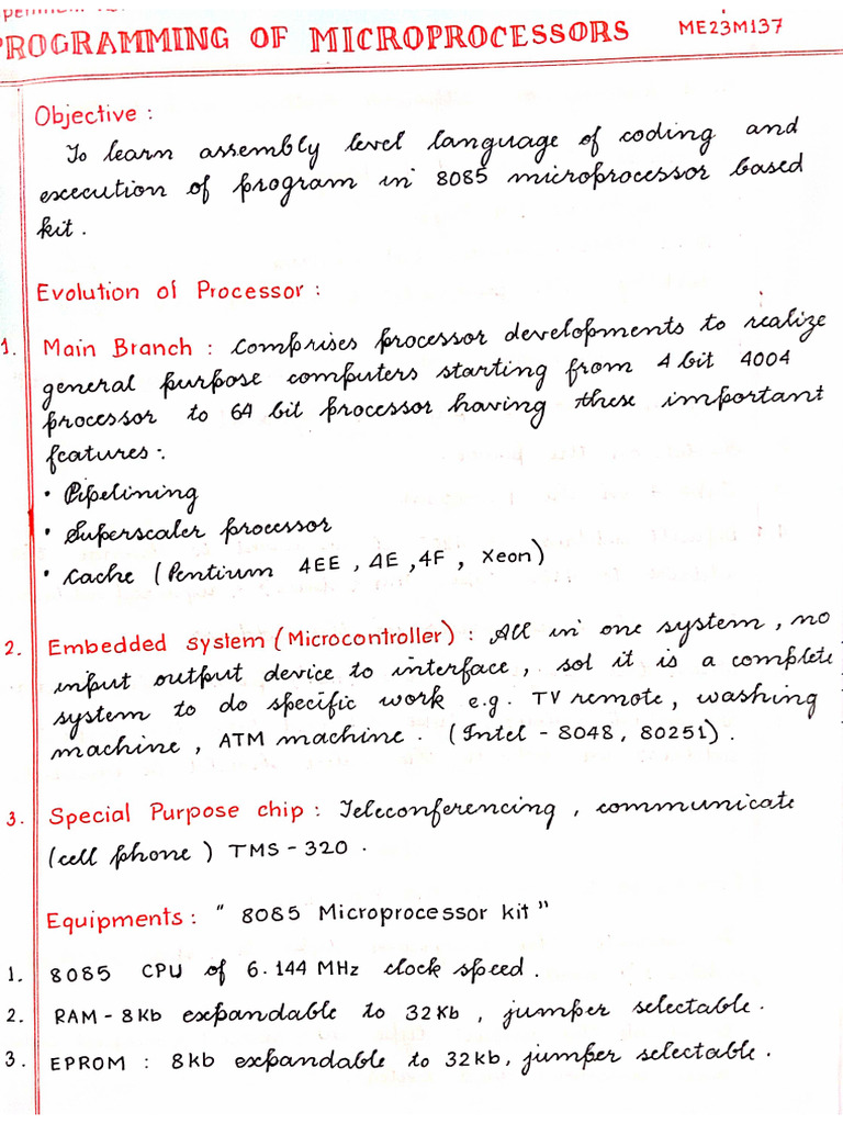 Microprocessor | PDF