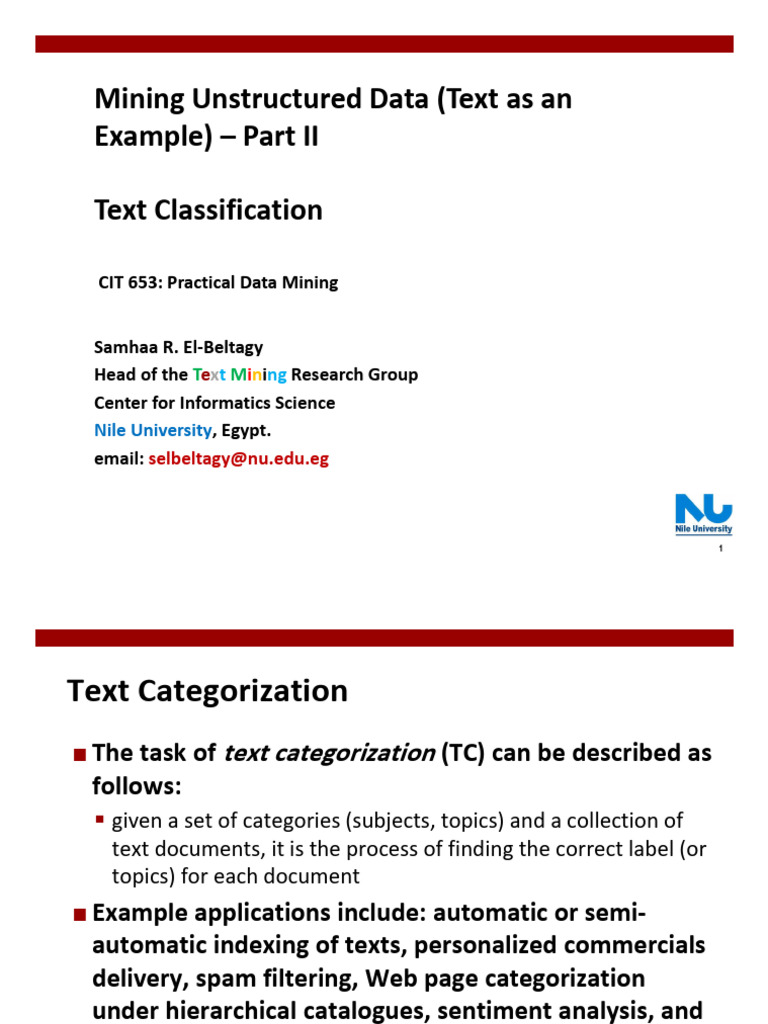 DM5 TextClassification | PDF