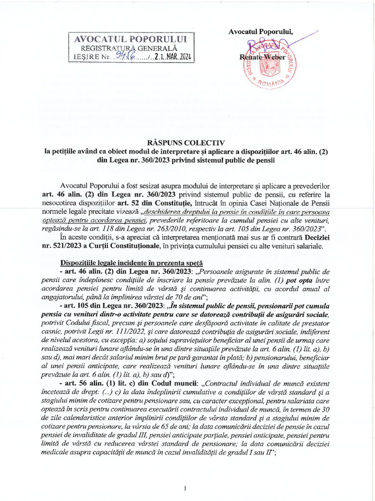 Raspuns-Colectiv 3 2024-1 | PDF