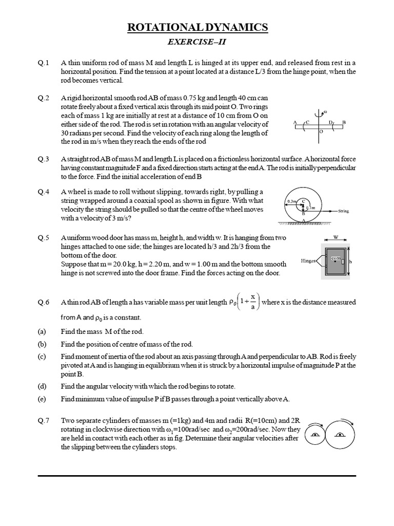 5.rotational Dynamics PDF | PDF