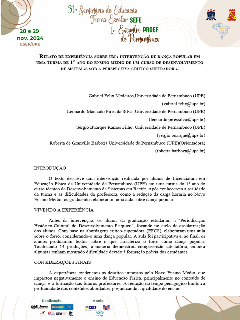 Template Resumo Simples - COM Autoria | PDF