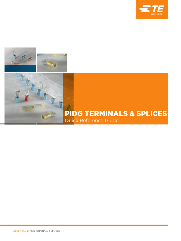 Industrial PIDG Terminals Guide | PDF | Materials | Manufactured Goods