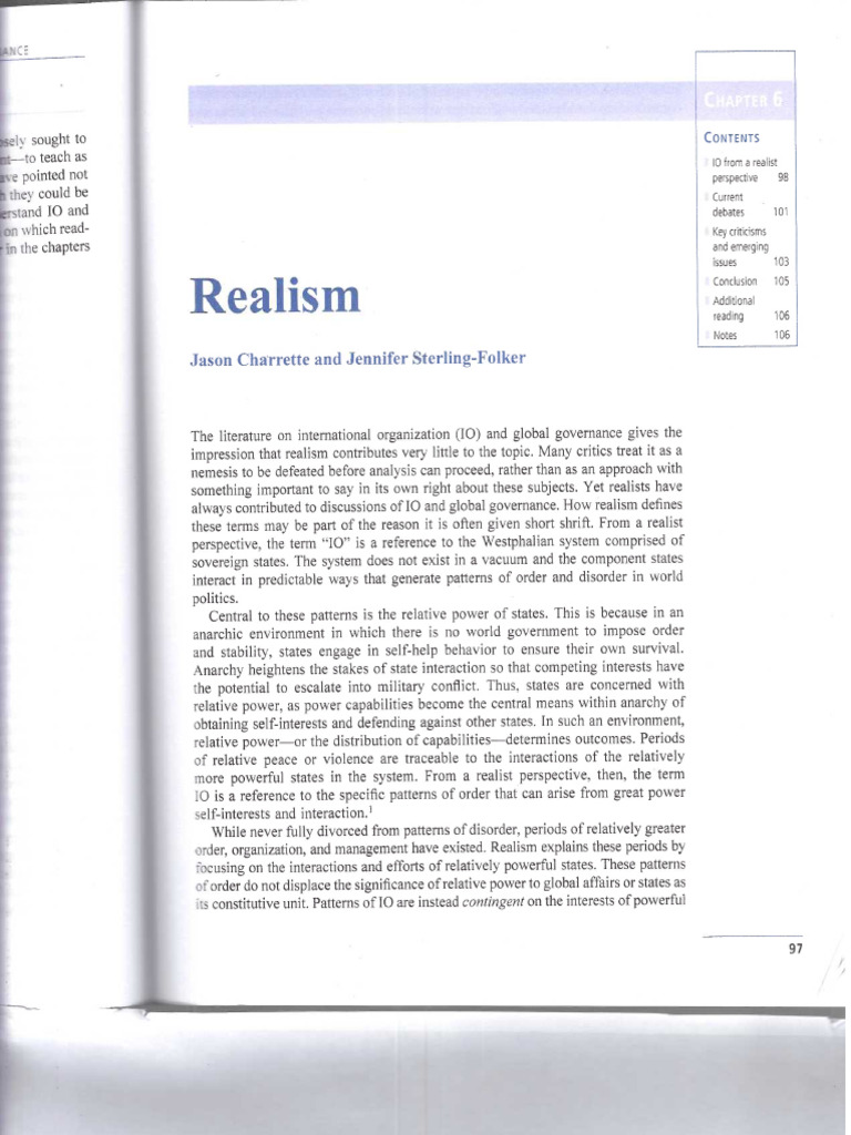 Realism | PDF