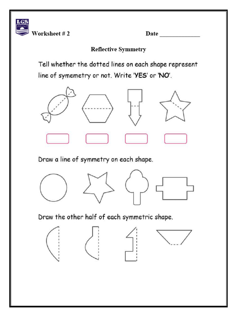 Week 7 Polygons, Lines of Symmetry | PDF