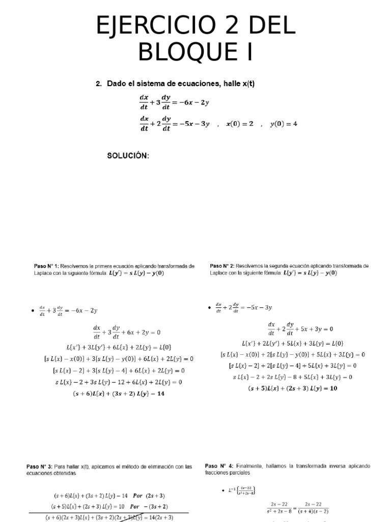 ejercicio 2 del bloque I | PDF