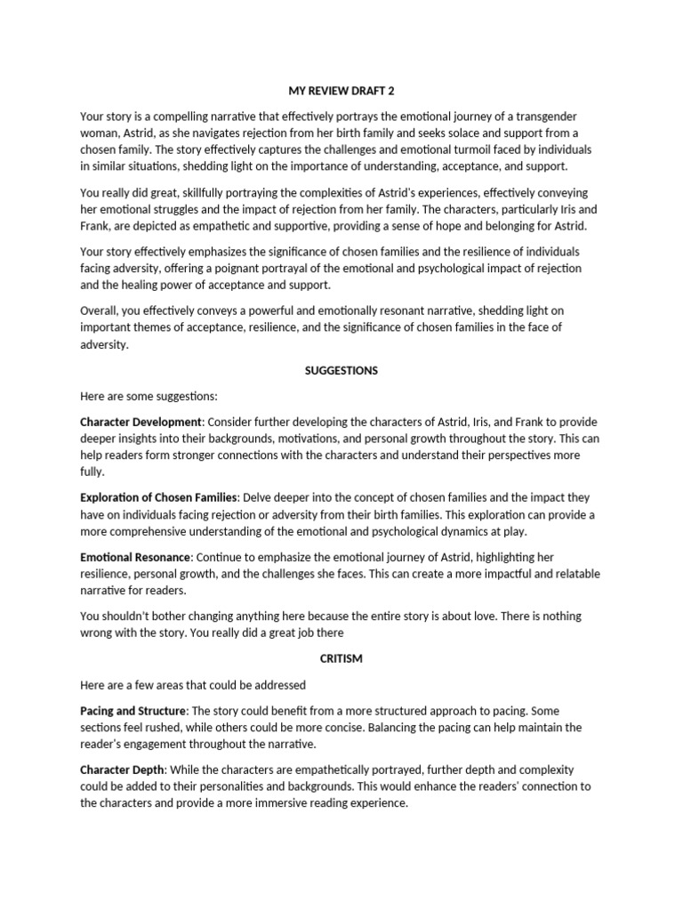 Sarah's Review Draft 2 | PDF