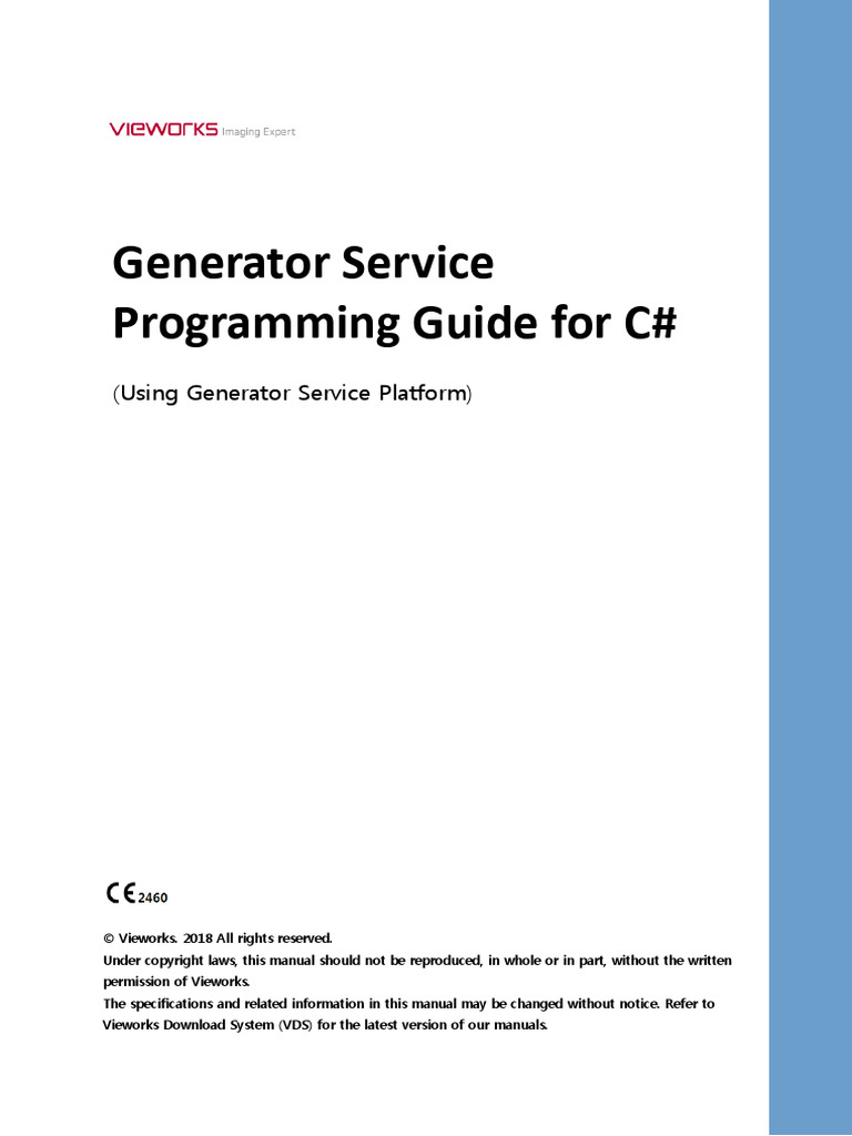 Generator Service Programming Guide.V1.0 | PDF