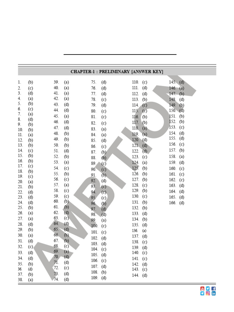Chapter-1 BSA Answer Key (AIPYQ) | PDF