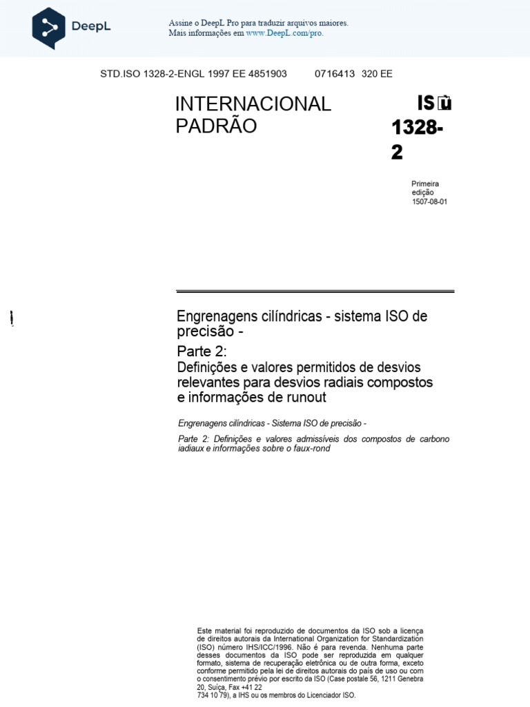ISO-1328-2-1997 PT | PDF