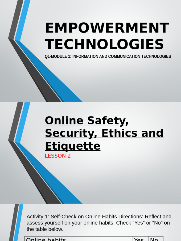 2 Empowerment Technologies Q1 M1 L2 | PDF