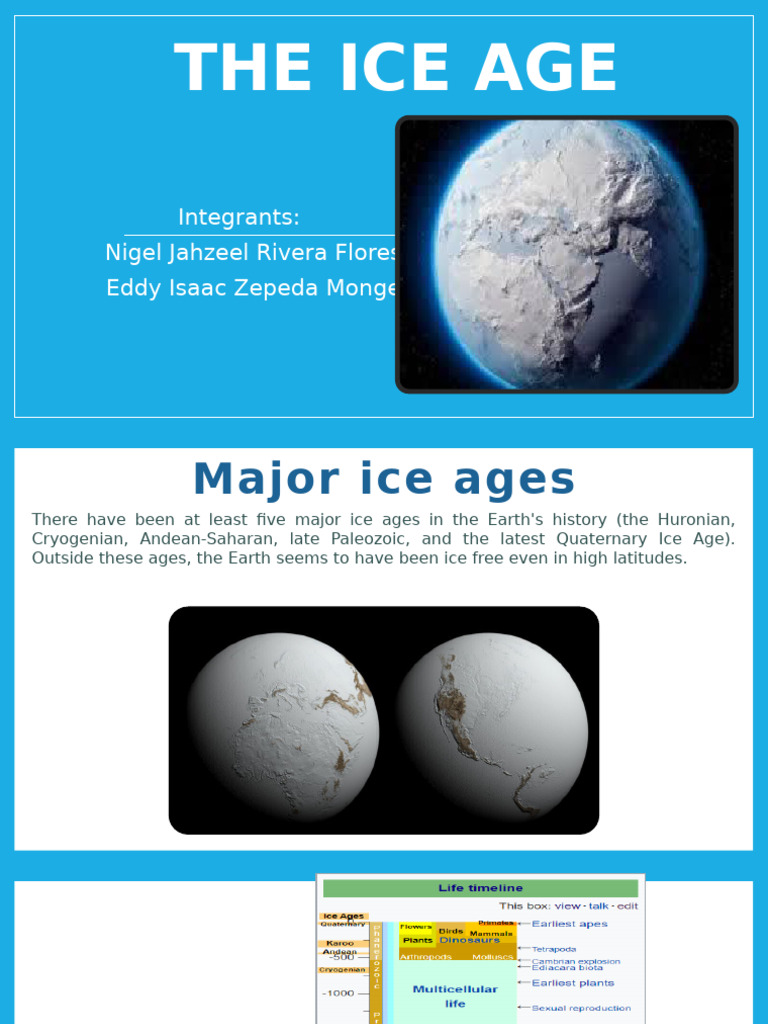 The Ice Age | PDF | Ice Age | Science & Mathematics