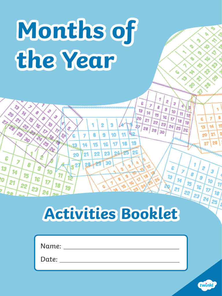 Months of The Year 2 | PDF