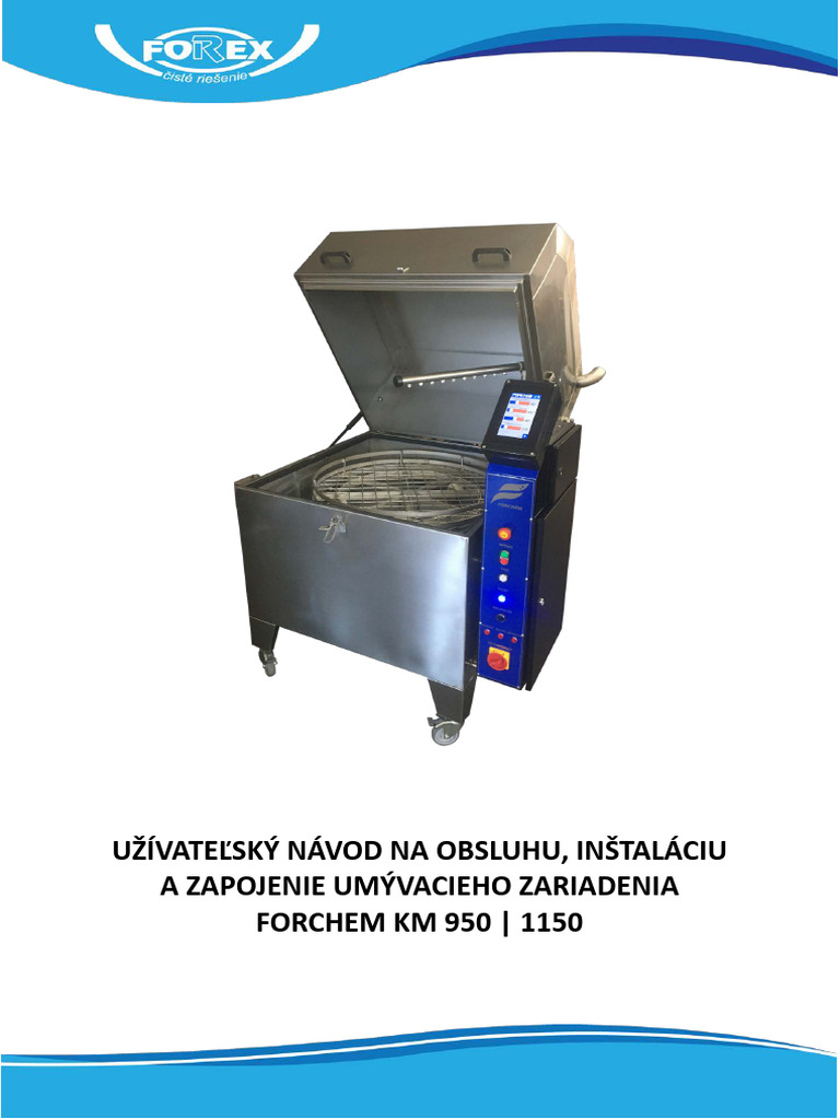KM 950 Manual Myčka | PDF