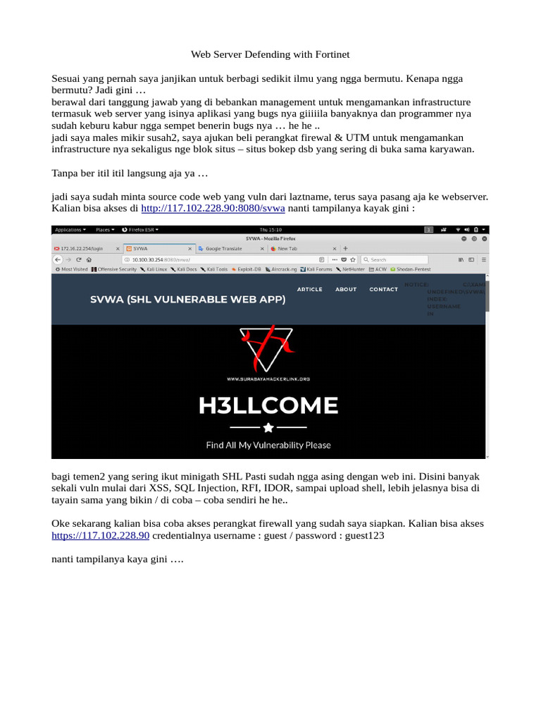 Web Server Defending | PDF