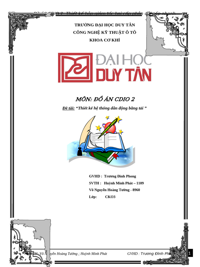 Đ Án CDIO 2 | PDF