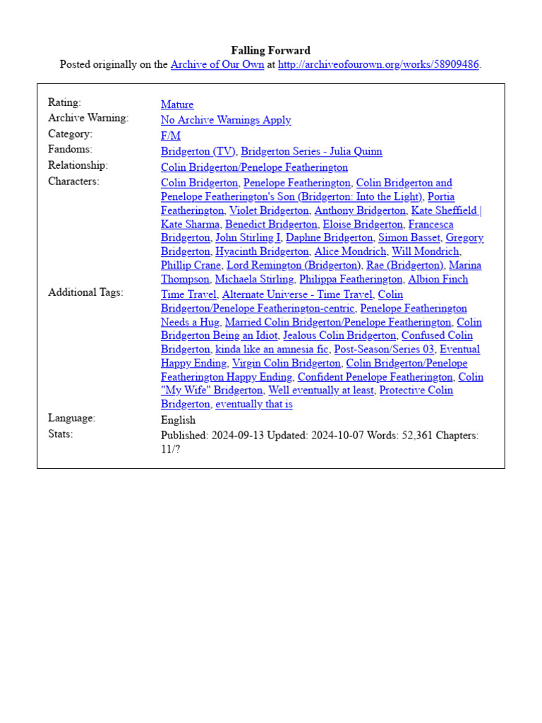 Falling Forward | PDF