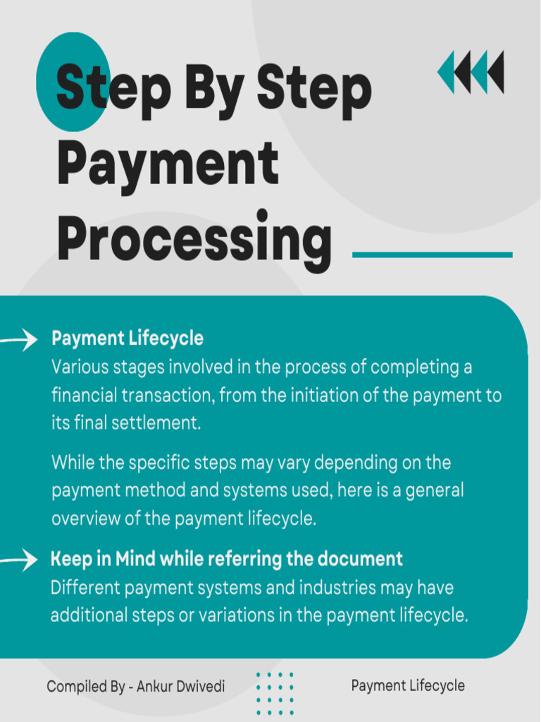 End To End Payment Lifecycle 1684302306 | PDF
