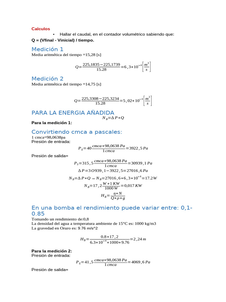 Calculos | PDF