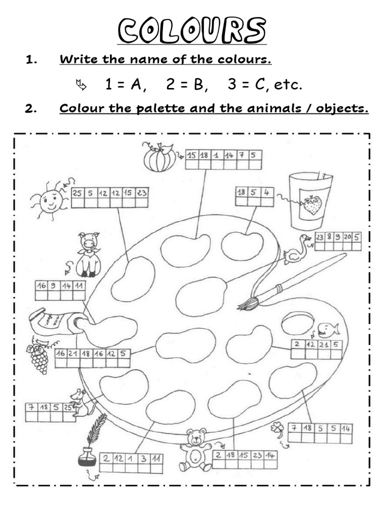 Colours - Lesson + Activities | PDF