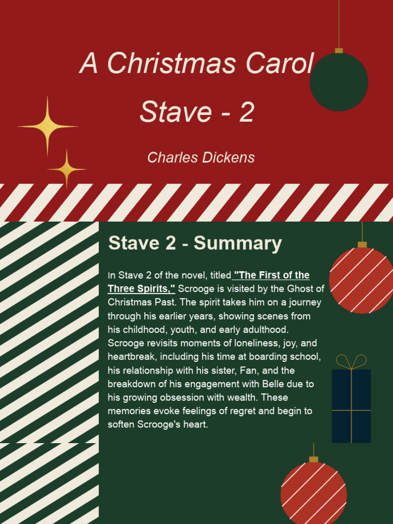 Stave 2-A Christmas Carol | PDF