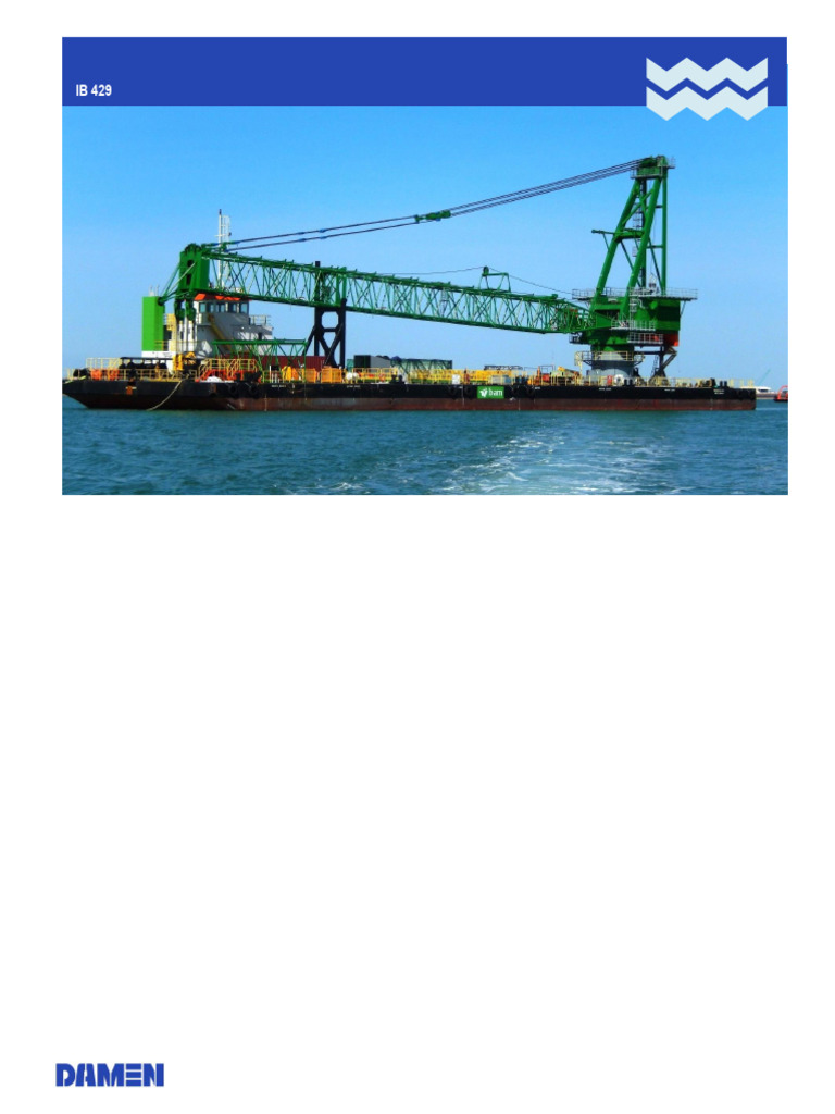 Product Sheet Crane Barge 8025 Ib 429 | PDF
