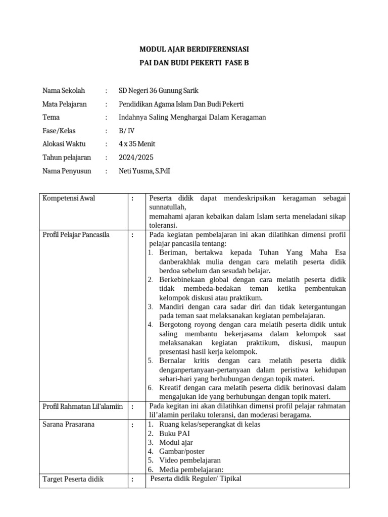 Modul PPL 3 DBL | PDF